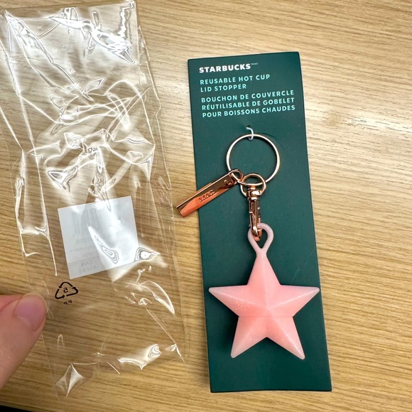 Starbucks | Accessories | 2x Starbucks Keychain Star Hot Drink Stopper ...